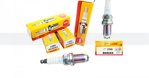 شمع دو پلاتین پایه کوتاه ان_جی_کی-NGK اصل ژاپن مناسب برای پژو405GLX/پراید/پژو 206 تیپ3,2/پژو206 ...